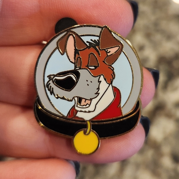 Disney | Jewelry | 5 For 3 Disney Pin Oliver And Company Dodger Dog ...